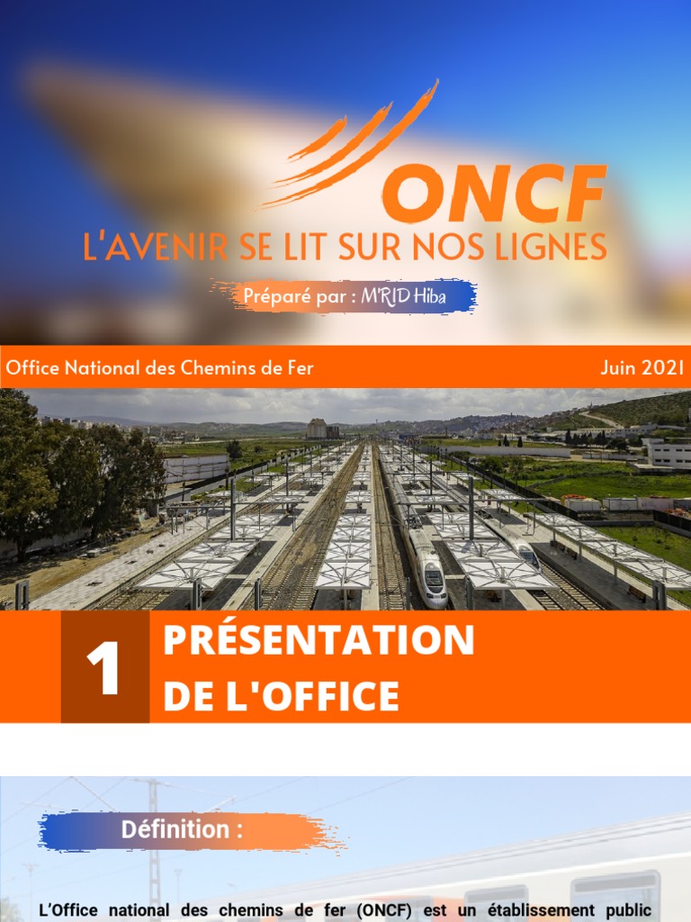 ONCF | PDF | Économie | Transport terrestre