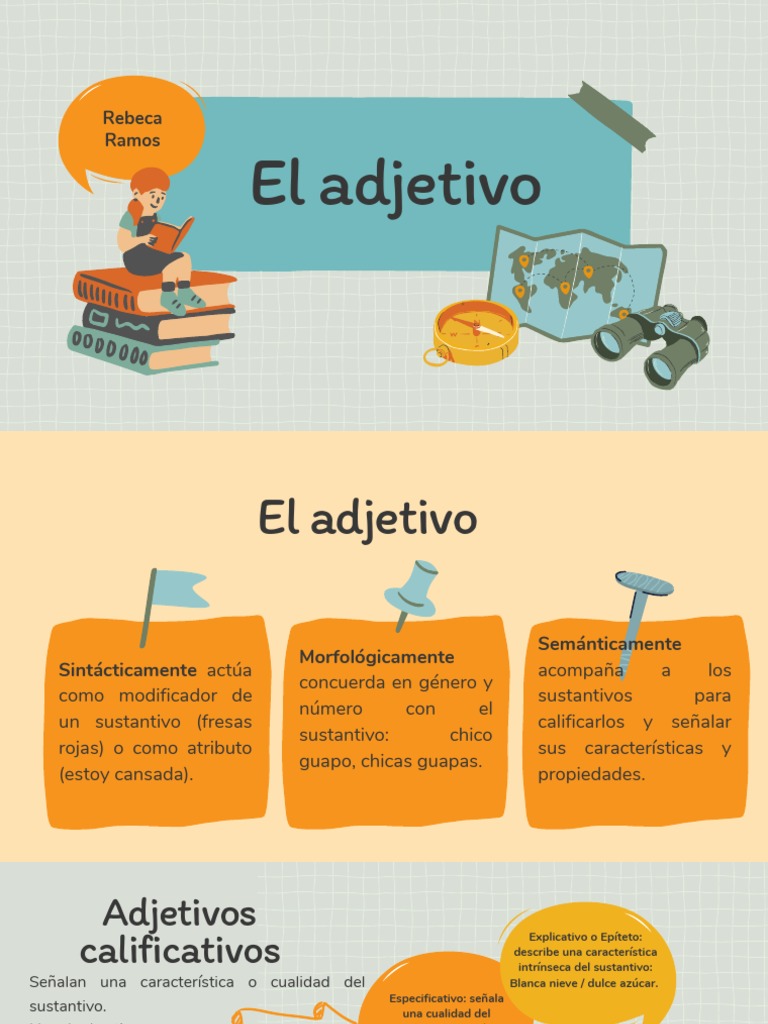 Clases y Tipos de Adjetivos | PDF | Adjetivo | Género gramatical