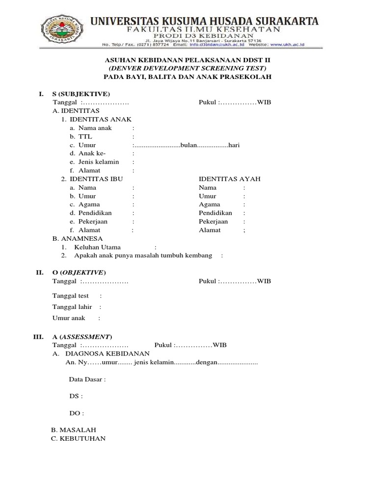 18 Format Dokumentasi DDST II 05-Nov-2020 15-16-01 | PDF