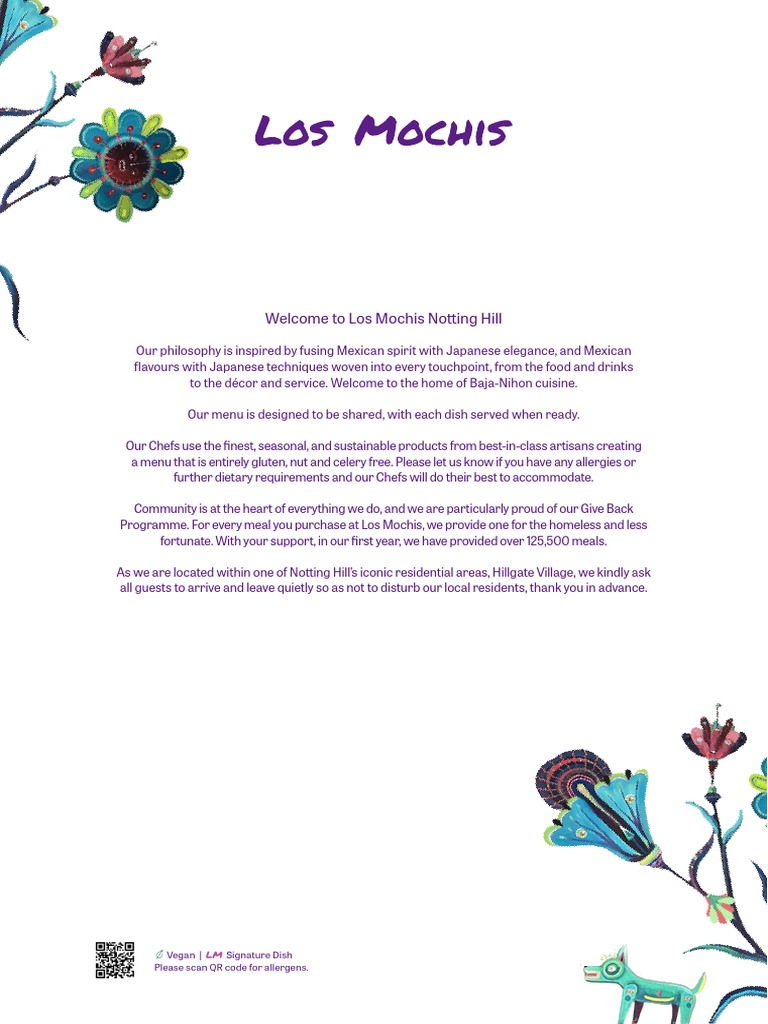 Los Mochis - Food Menu | PDF | Sushi | Sauce