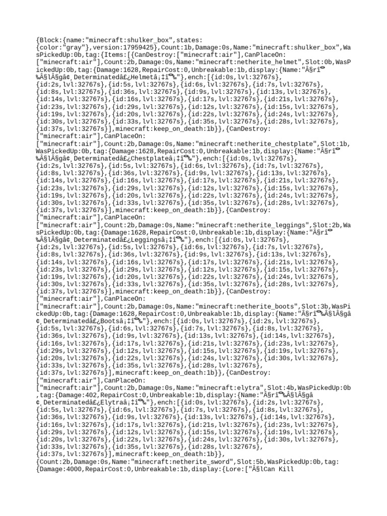 Destroyer Plus Plus | PDF | Minecraft