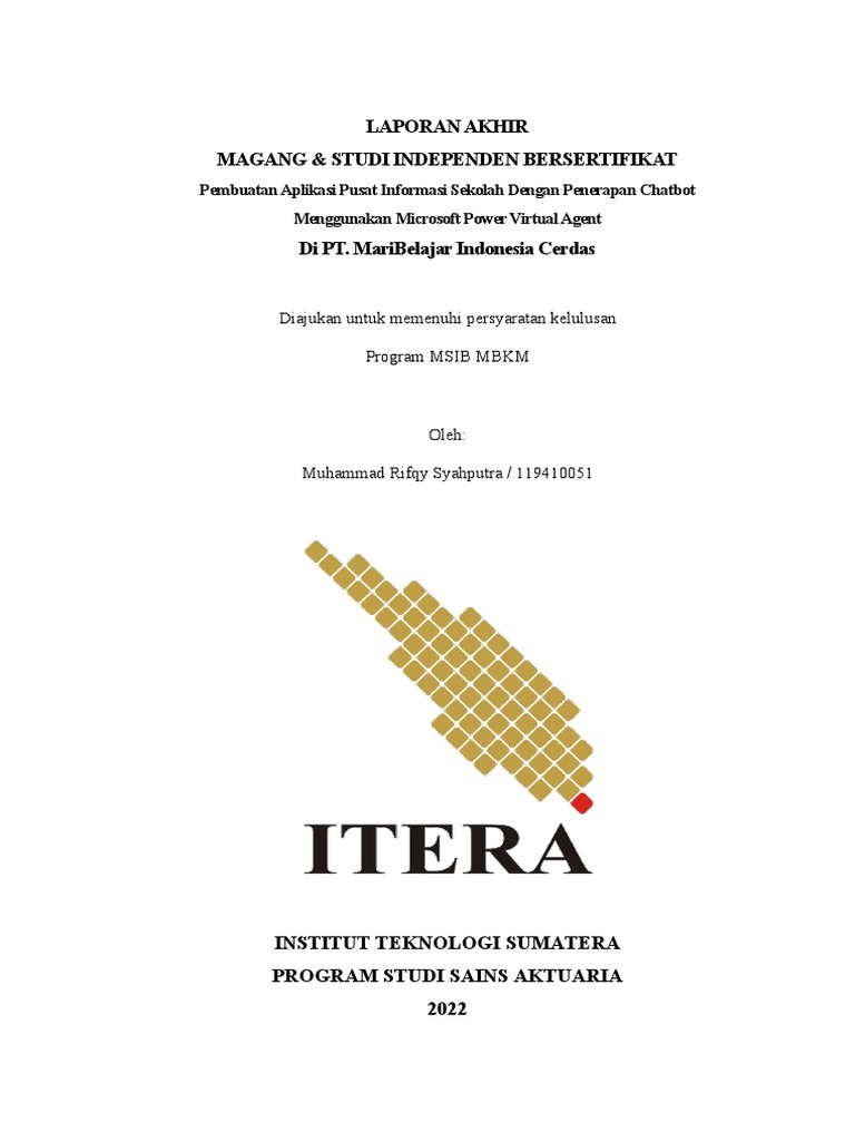 Revisi Format Laprak MSIB | PDF