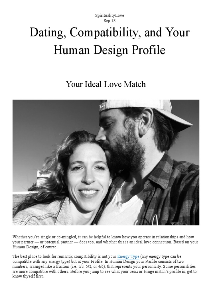 Human Design Love Compatibility Guide | PDF | Career & Growth | Self ...