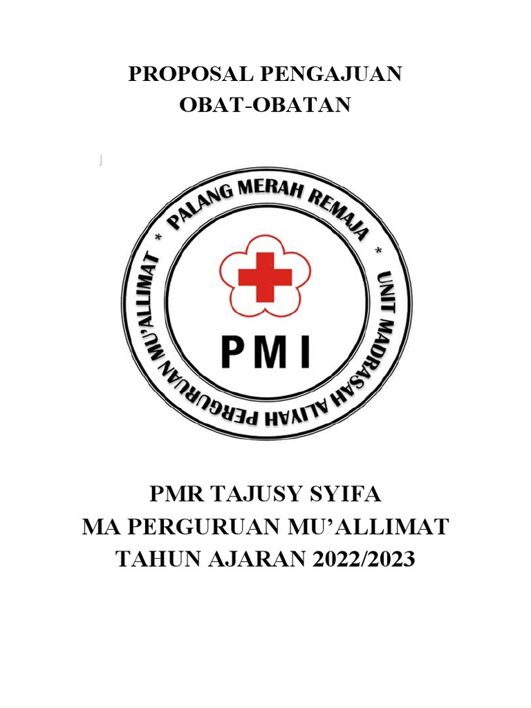 Proposal Pengajuan Obat PMR 2022/2023 | PDF