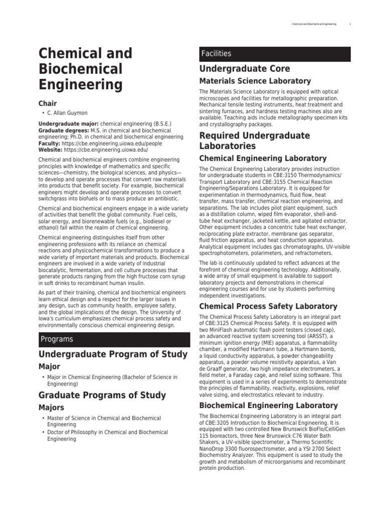 Chemical Biochemical | PDF | Fluid Dynamics | Engineering