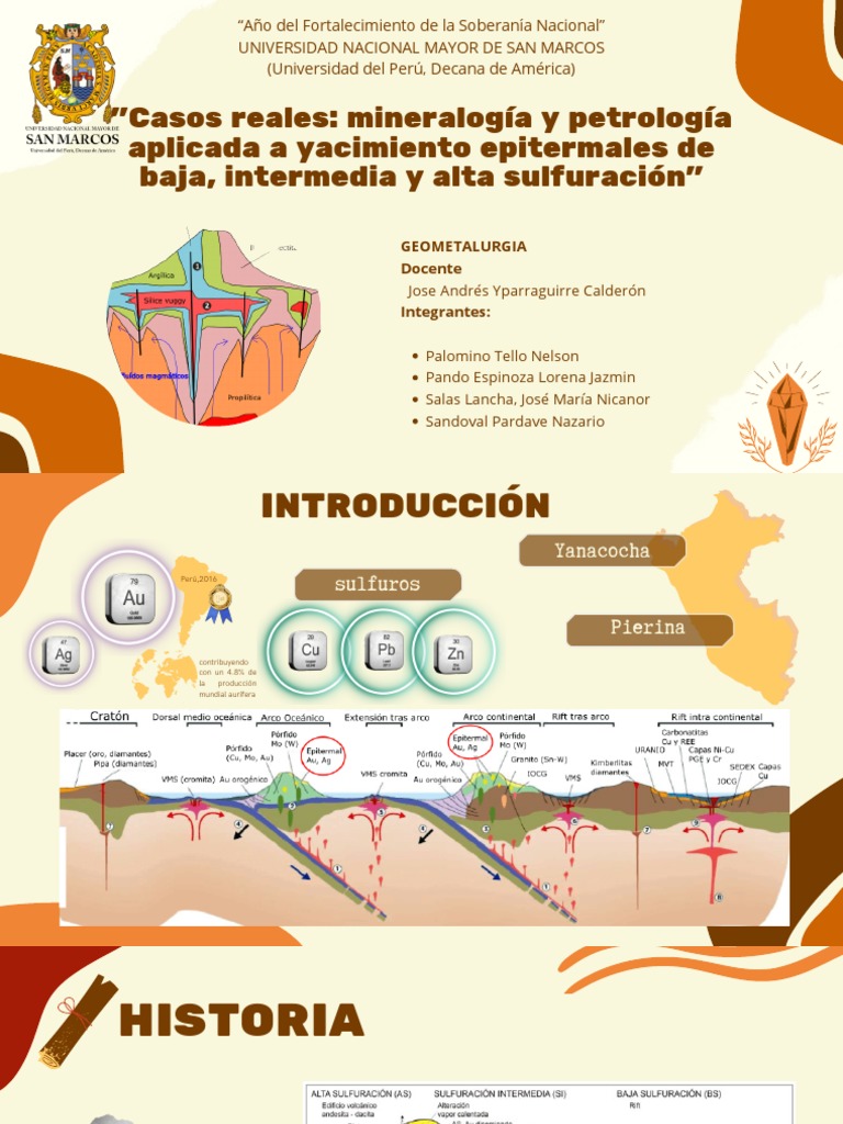 Casos reales Mineralogía y Petrología Aplicada a Yacimiento Epitermales de Baja Intermedia y ...