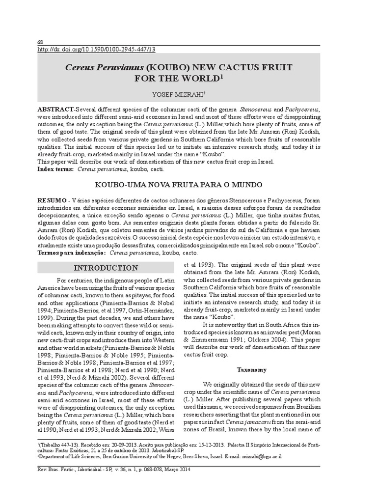 Koubo Brazil - Corrected | PDF | Flowers | Pollination