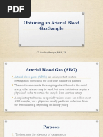 Arterial Blood Gas CHECKLIST PDF | PDF | Syringe | Hand