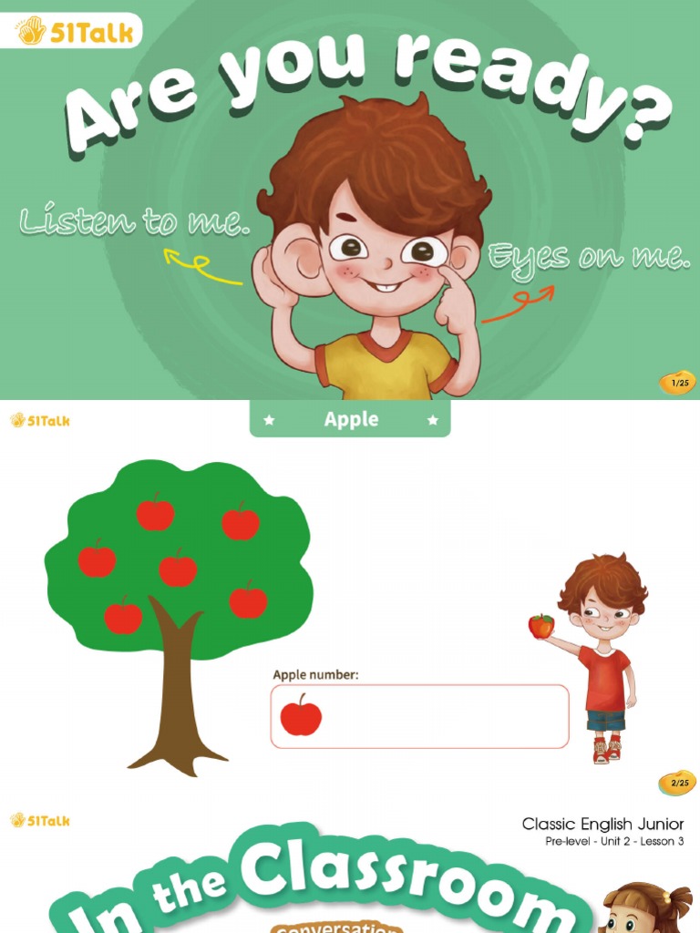 Lesson 3 in The Classroom | PDF