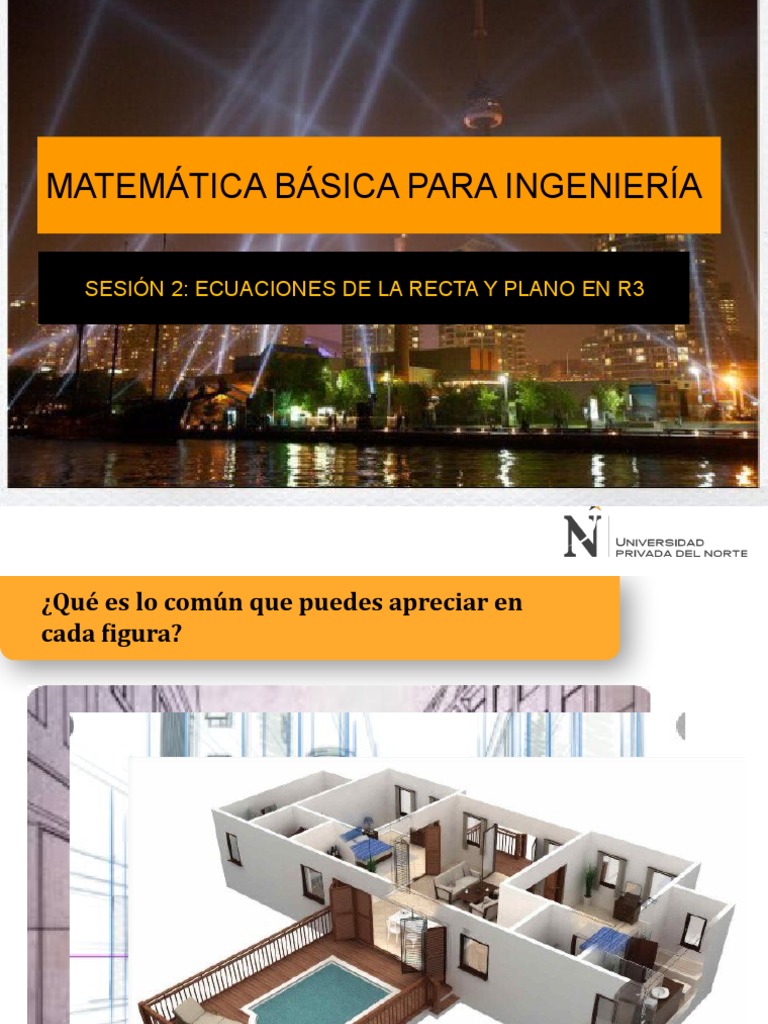 2 - Ecuaciones de La Recta y Plano en R3 | PDF | Geometria plana ...