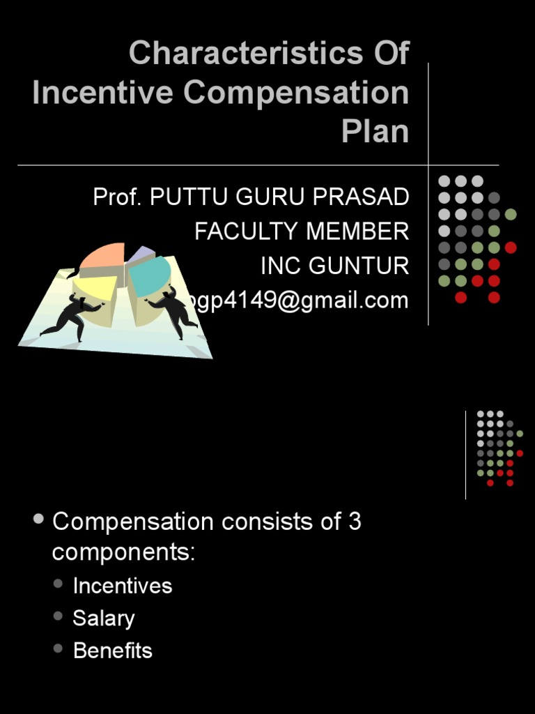 Characteristics of Incentive Compensation Plan | PDF