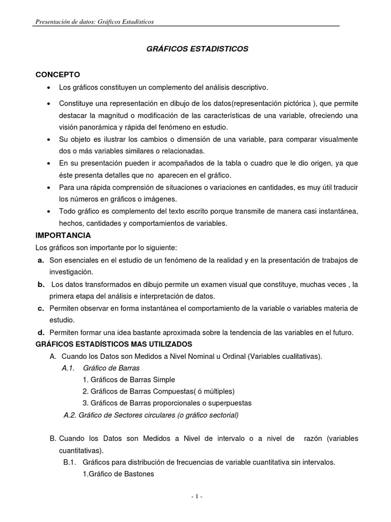 Sem5 Texto53 TA Gráficos Estadísticos | PDF | Histograma | Estadísticas