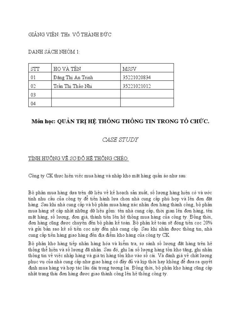 Nhóm 1 - Sơ Đồ Chéo | PDF