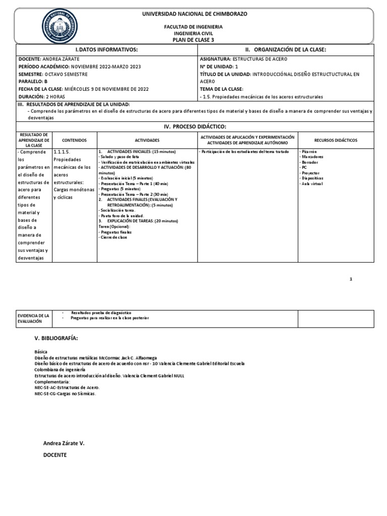 Plan de Clase 4 - EA - B | PDF | Evaluación | Diseño Plan de Clase 4 - EA - B | PDF | Evaluación | Diseño