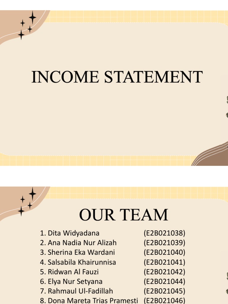 Kelompok 4 - How To Make Income Statement | PDF