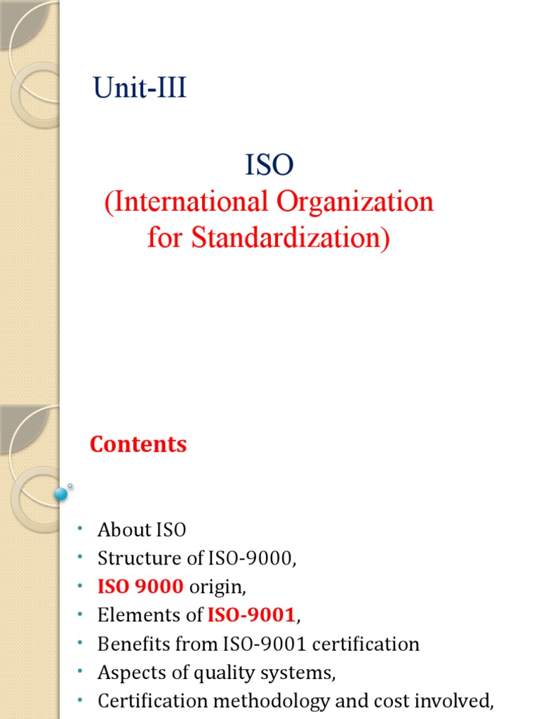 Unit3 ISO | PDF | Business