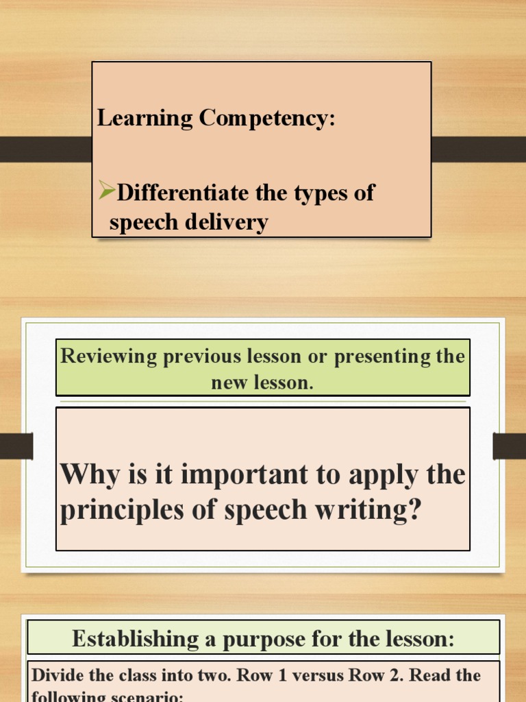 Speech Delivery | PDF | Public Speaking | Cognition