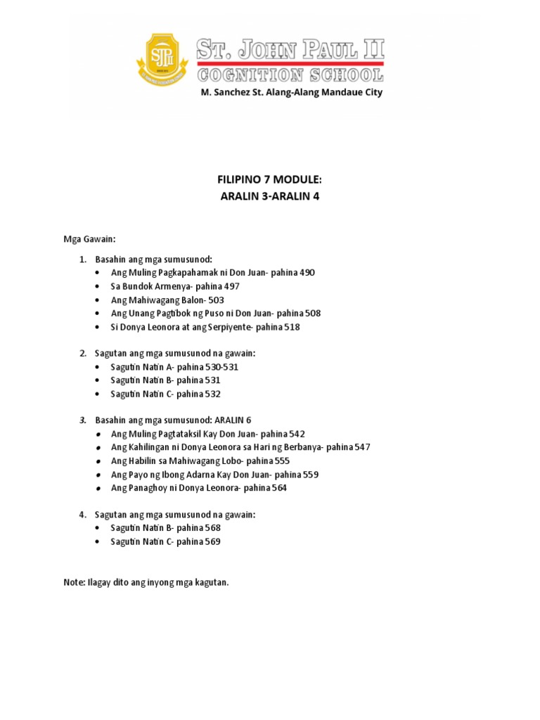 Filipino 7 Module | PDF