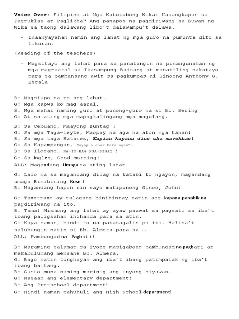 script-buwan-ng-wika-new | PDF