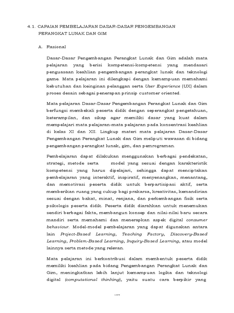 CP Pengembangan Gim | PDF | Seni | Komputer