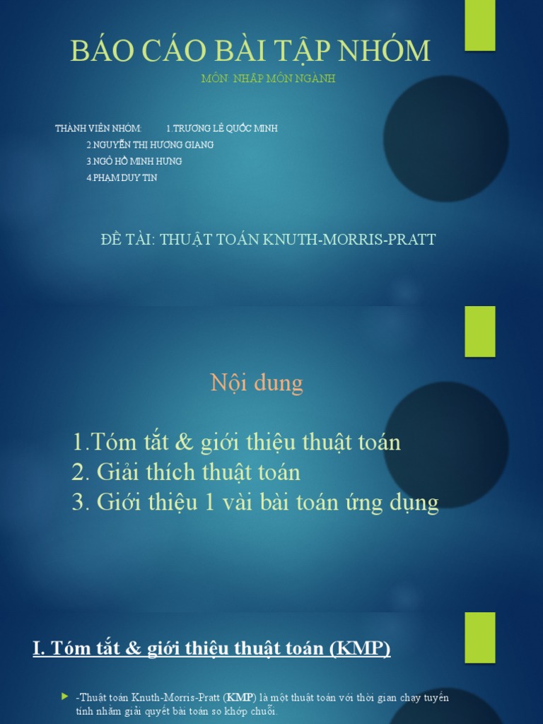 Thuật-toán-knuth-Morris-Pratt-KMP | PDF Thuật-toán-knuth-Morris-Pratt-KMP | PDF