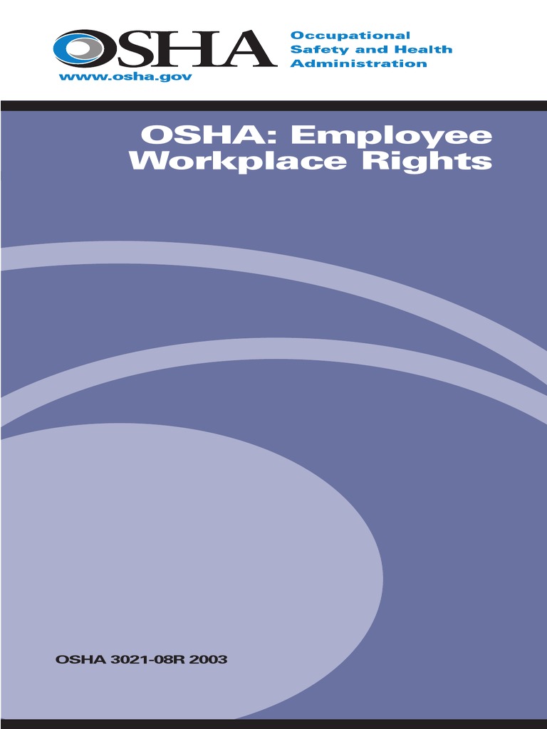OSHA - Employee Workplace Rights | PDF | Occupational Safety And Health ...