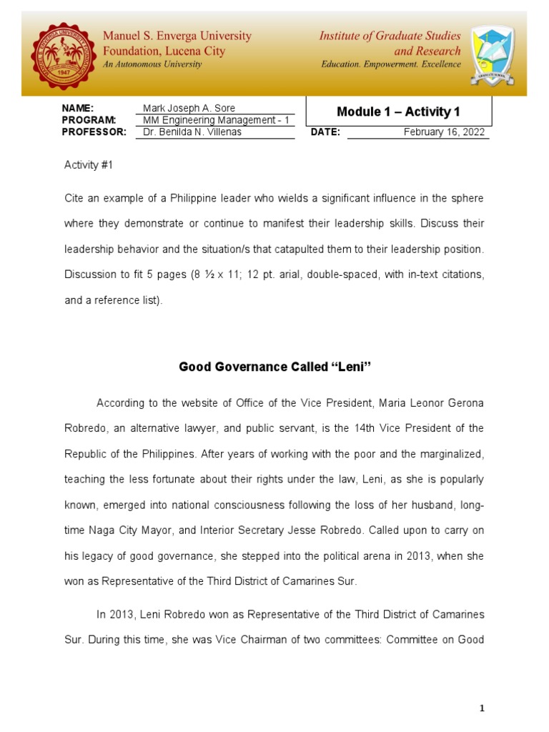 Sore H107 Activity1 | PDF