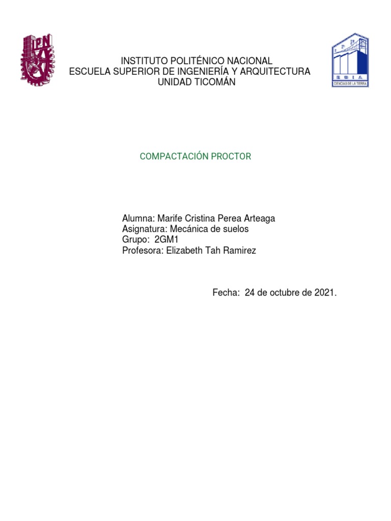 Compactación Proctor: Normas y Procedimiento | PDF | Densidad