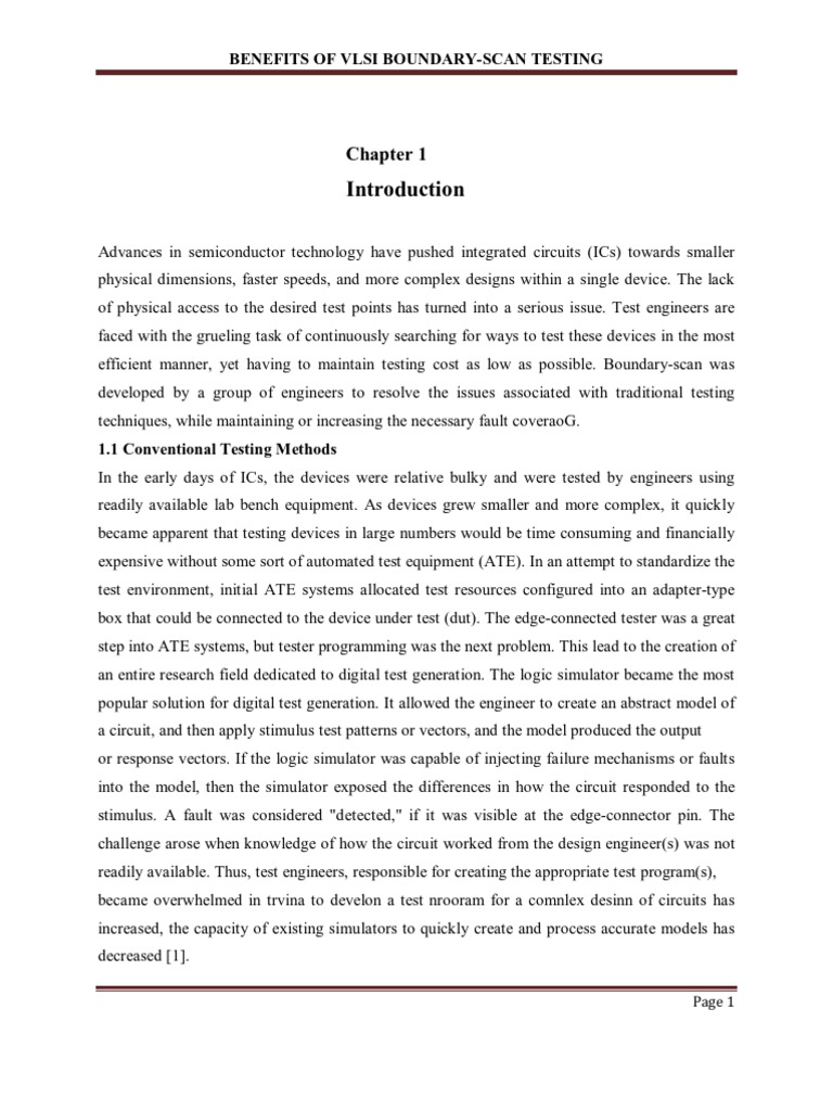 Boundary Scan | PDF | Digital Electronics | Digital Technology