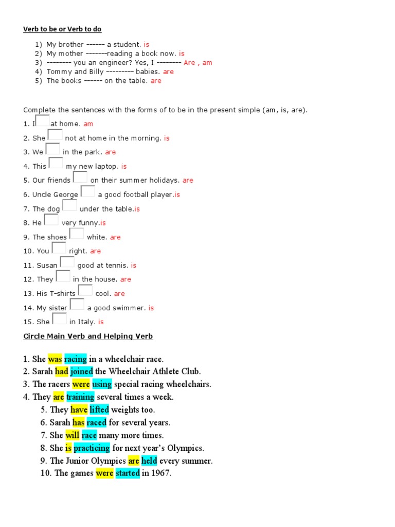 Adj and V Ex | PDF | Language Arts & Discipline