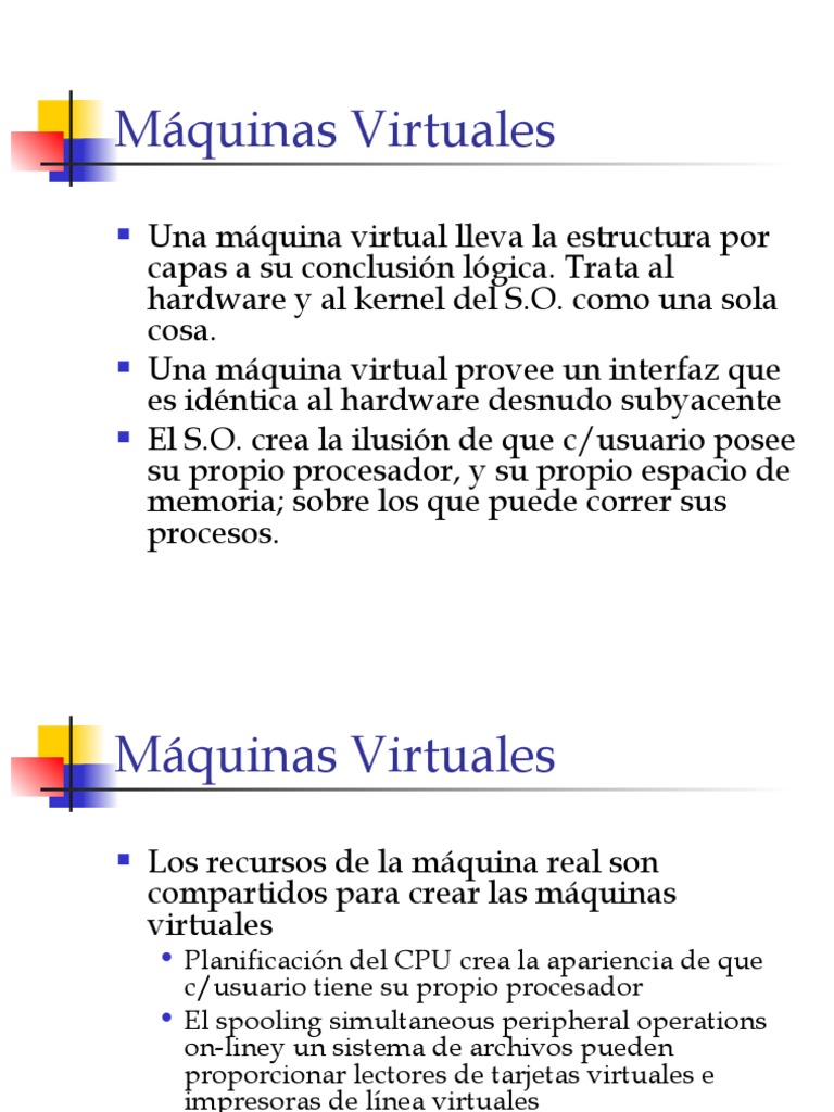 CLASE 4 Virtualizacion y Maquinas Virtuales | PDF | V Mware | Virtualización