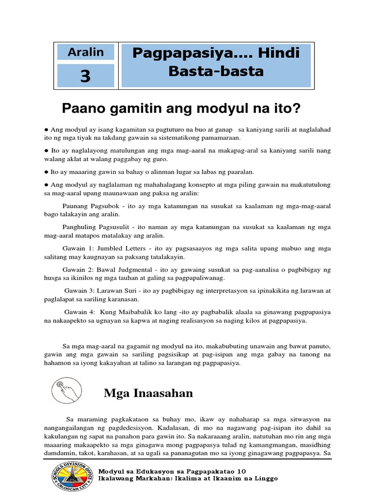 Esp 10 q2 Weeks 5-6 | PDF