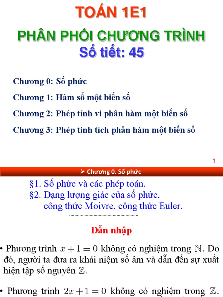 Buoi 1,2 - So Phuc | PDF