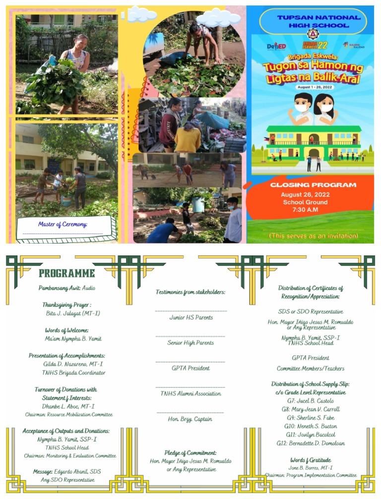 Brigada Eskwela Program | PDF