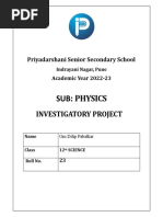 Internal Resistance Class 12 CBSE PROJECT | PDF