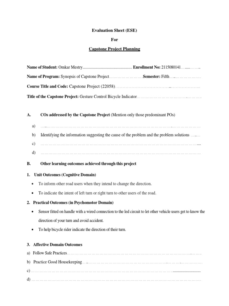 Evaluation Sheet CPP OM | PDF