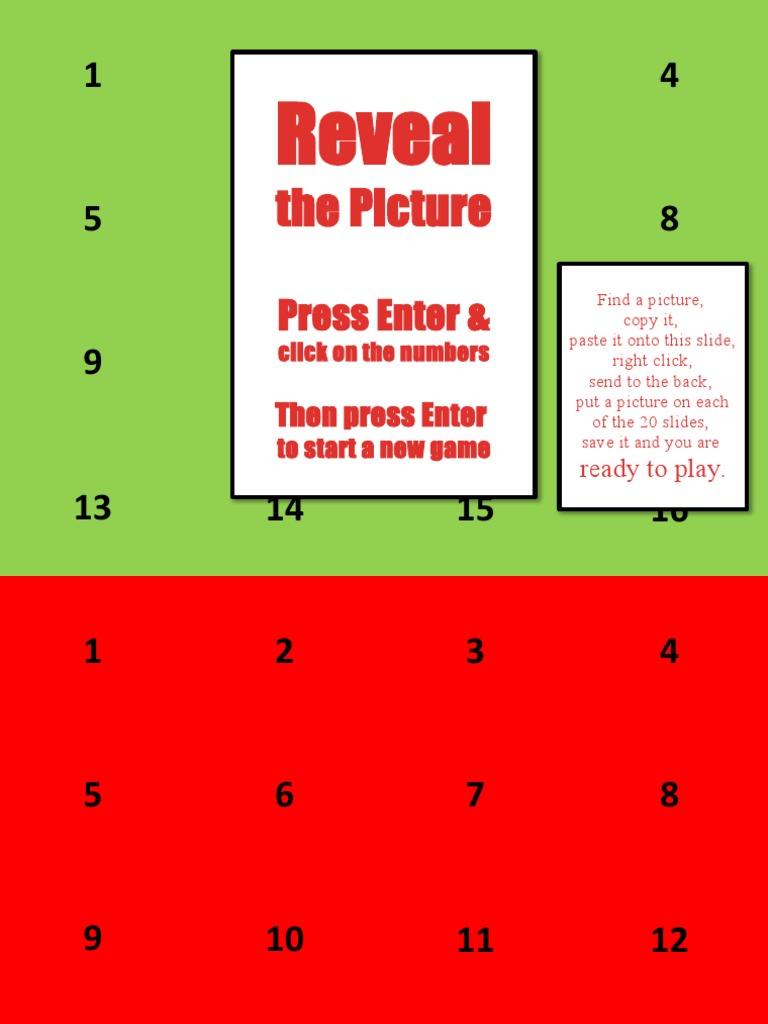 Revealthe Picture Powerpoint Template | PDF