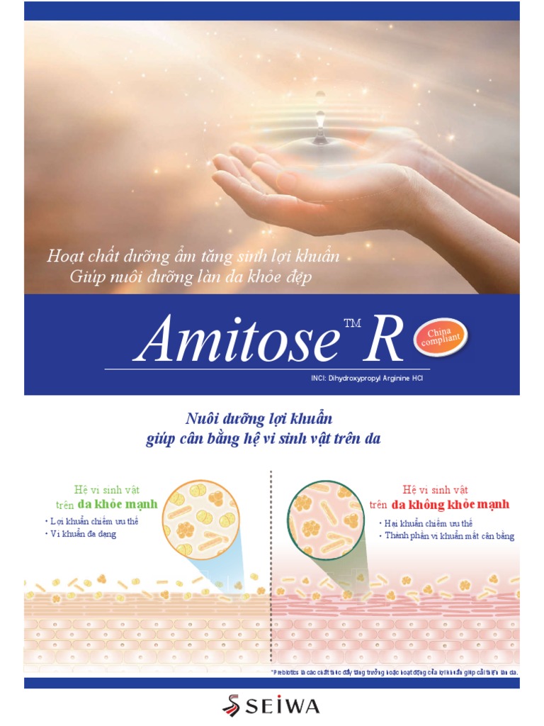 TDS Amitose R Skin Microbiome Leaflet Ver.1 VN@20191231 | PDF