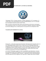 Ethics Analysis: VW Emissions Scandal | PDF | Natural Environment ...