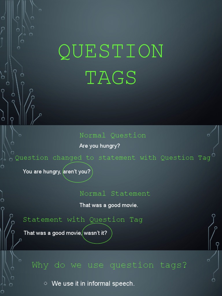 Question Tags Grammar Drills Grammar Guides - 117556 | PDF | Question ...