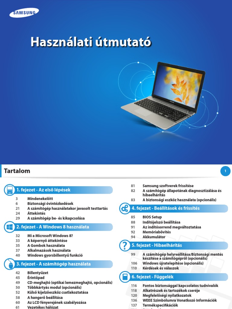 Samsung w8 User Guide Hun | PDF