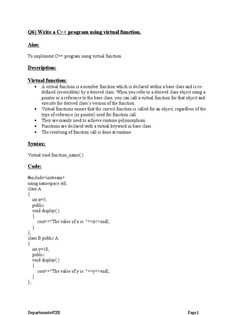 Virtual Download Free Pdf Inheritance Object Oriented Programming 5895