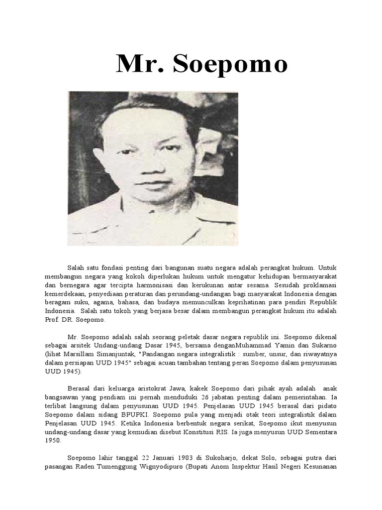 Supomo | PDF