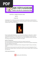 Combustion and Flame PPT Class8 | PDF | Combustion | Fuels