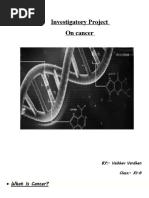 Biology Investigatory Project | PDF | Radiation Therapy | Cancer