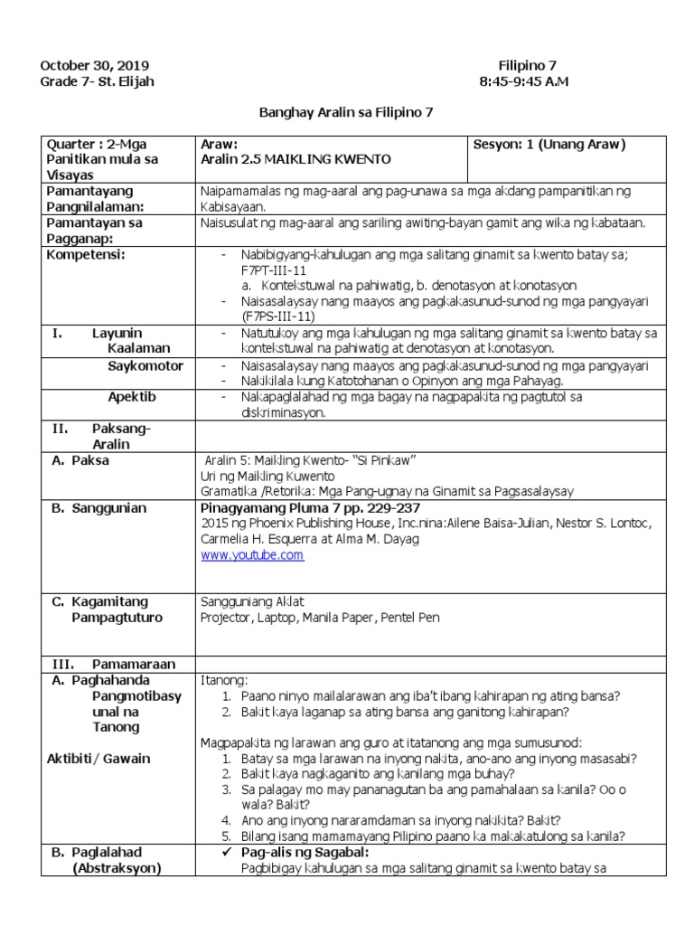 October 12, 2019 - Si Pinkaw-Cot 2 | PDF