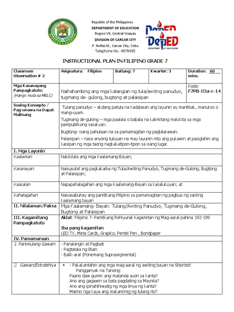 COT_2 PLAN_FIL 7 | PDF