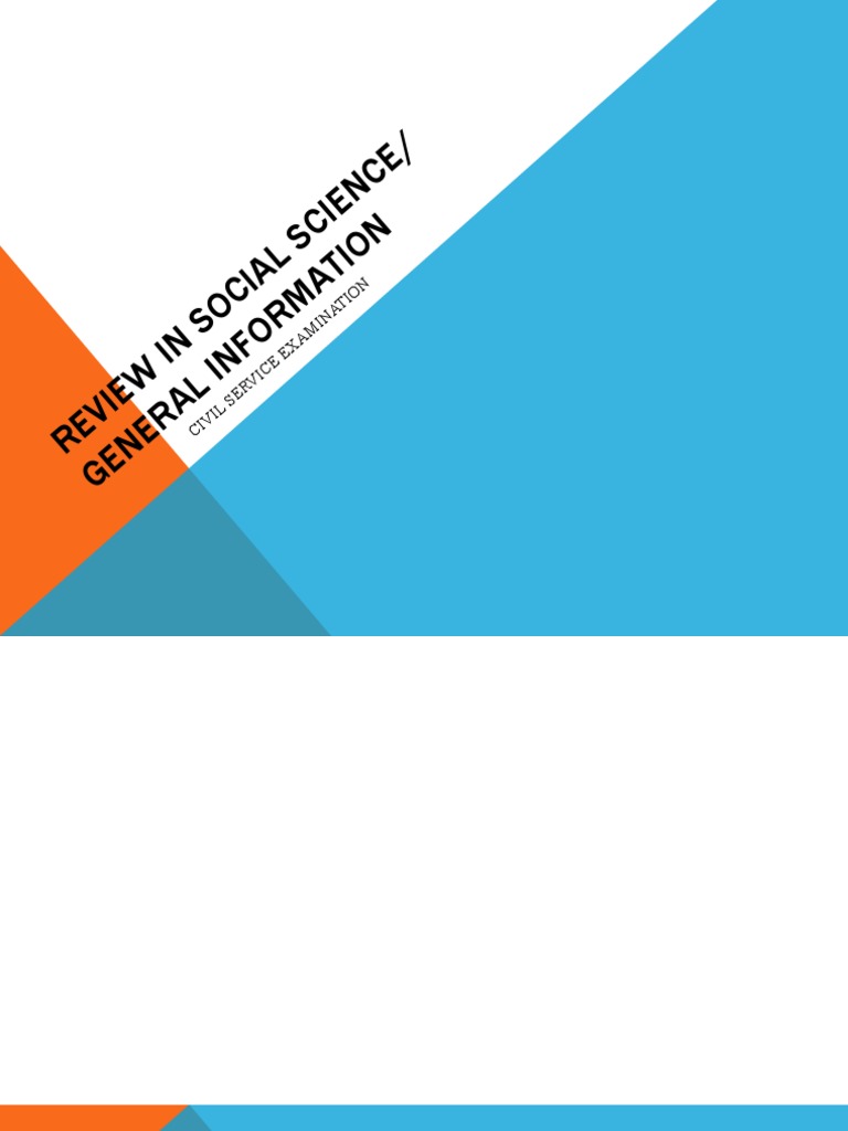 Civil Service Exam: General Info Guide | PDF