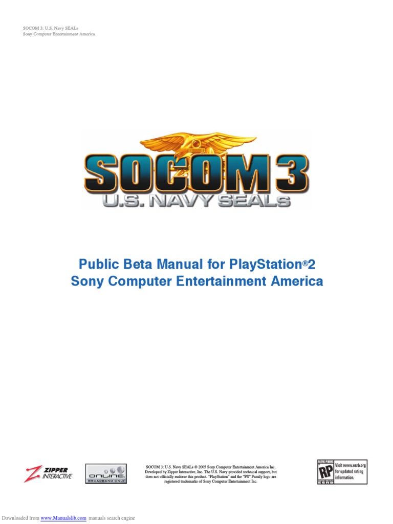 Socom 3 | PDF | Play Station | Ip Address