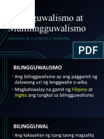 Bilingguwalismo at Multilingguwalismo | PDF